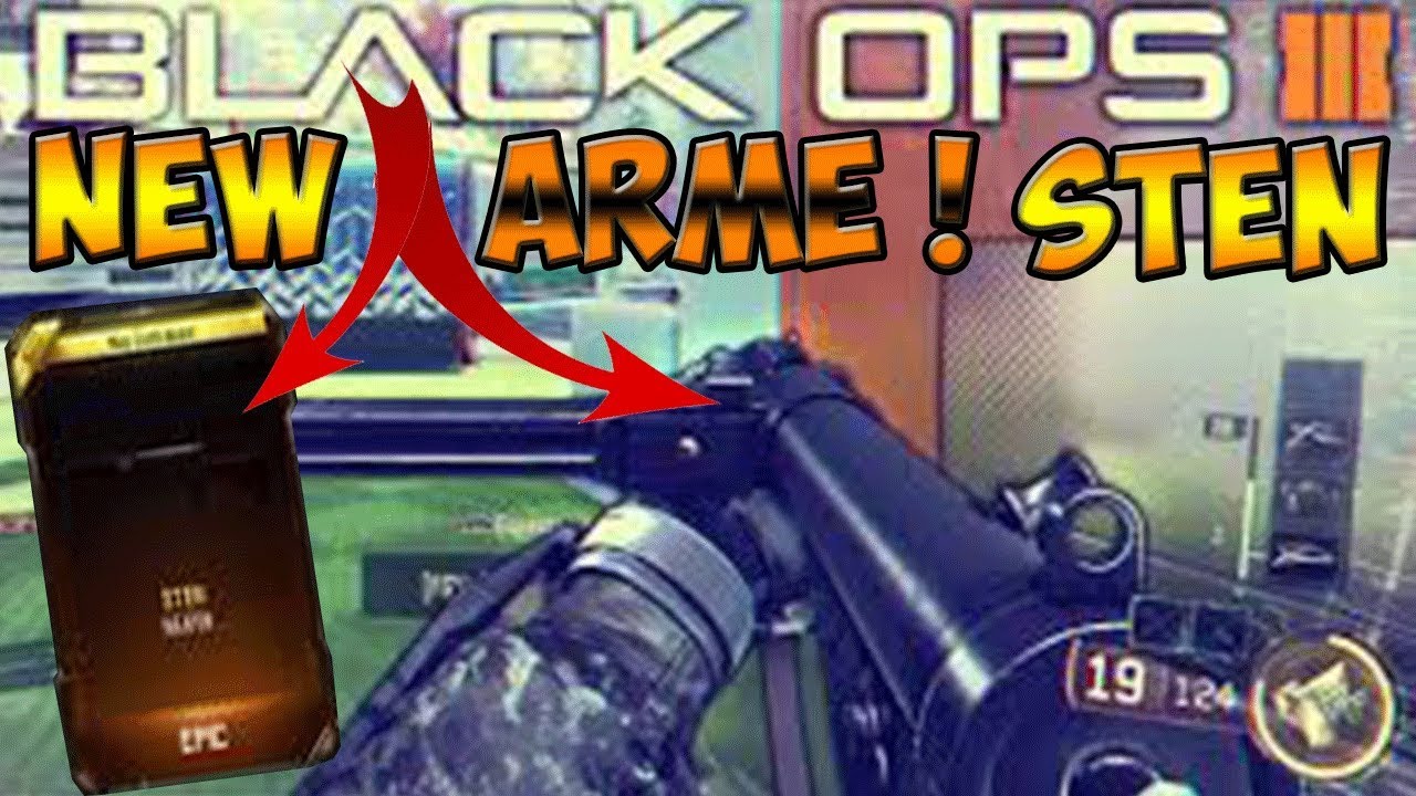 JE DÉBLOQUE LA STEN DANS UN PACK A 10!!Call of duty black ops 3 ...