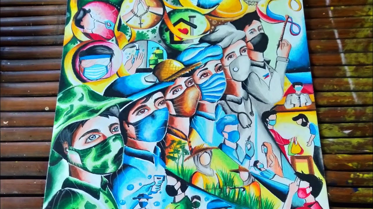 Poster Making Contest(My Entry)Oil Pastel(Pentle) on 1/2 Illustration ...