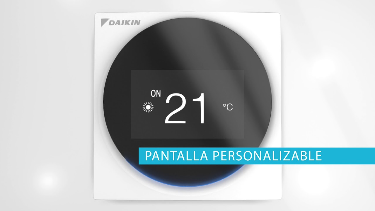 Como funciona el termostato Madoka de Daikin - YouTube