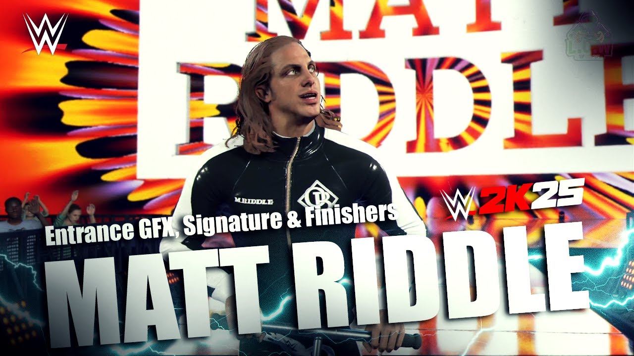 Matt Riddle Entrance, Signature & Finishers I WWE2K25Mods - YouTube