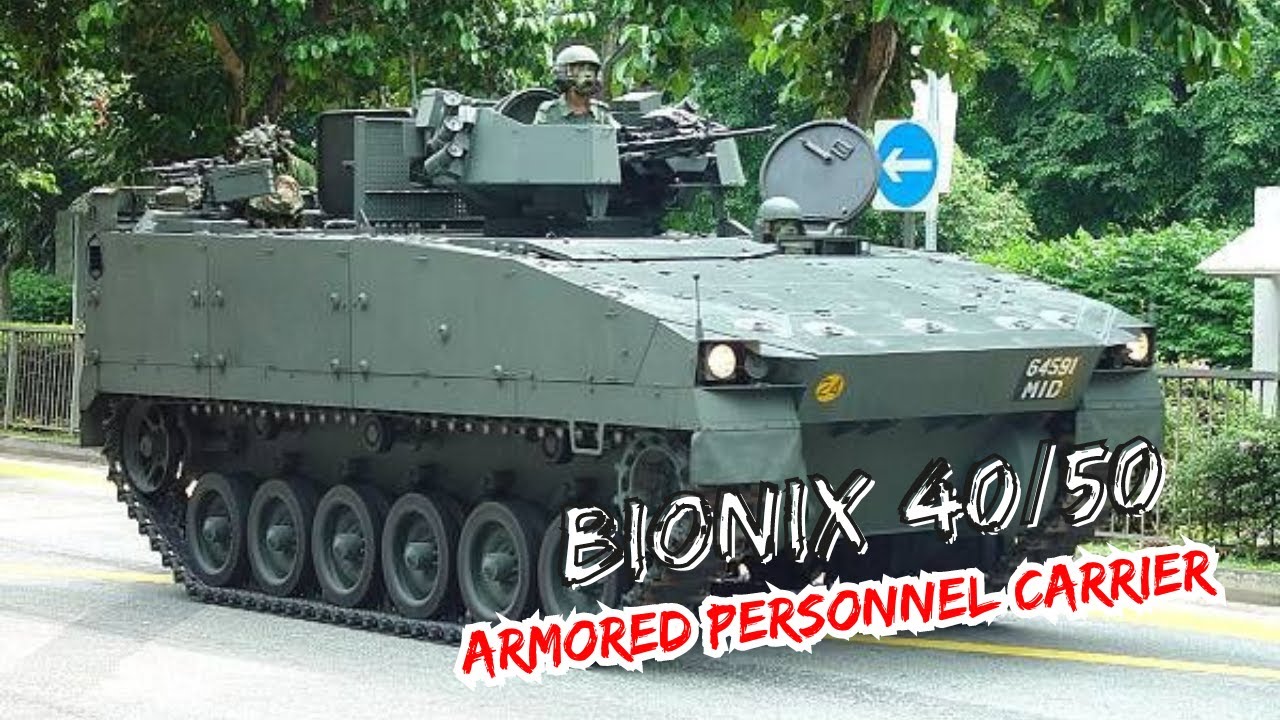 Bionix 40/50 Armored personnel carrier - YouTube