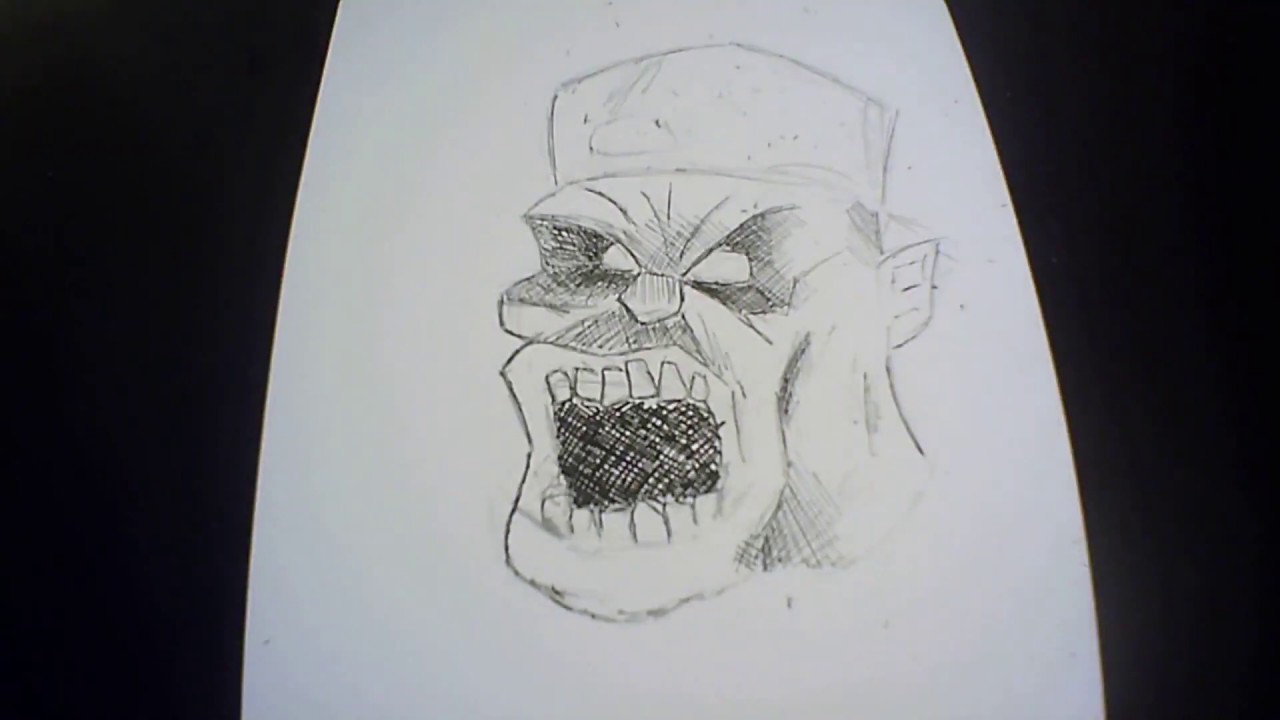 Horror day 1# - How to draw Horror monster - - - - 30.10.2019 live ...