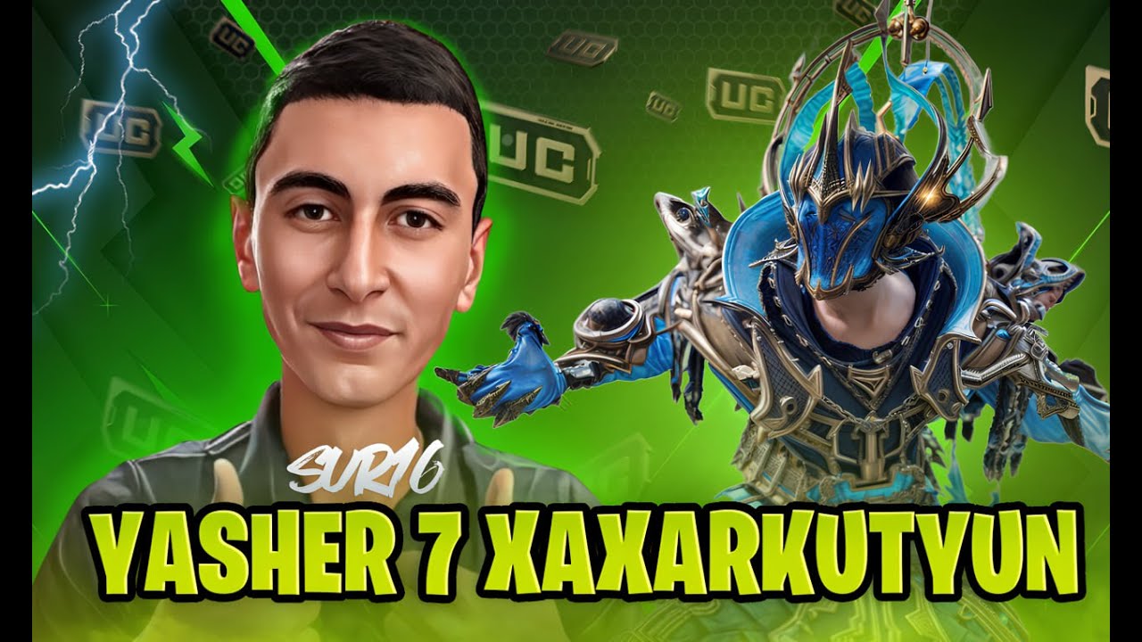 SUR16 MEGA ԽԱՂԱՐԿՈՒԹՅՈՒՆ Yasher 7 LVL Аккаунт ու 10x 60 UC 😍 Պայմանները ...