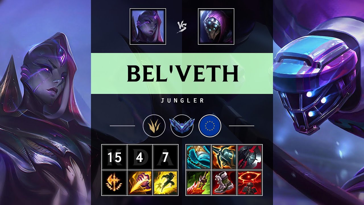 Bel'Veth Jungle vs Jax: Legendary - EUW Diamond Patch 14.24 - YouTube