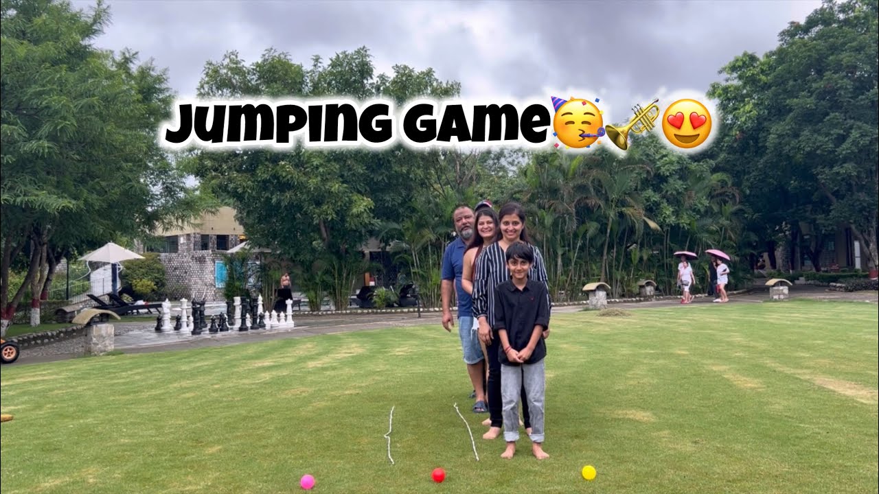Jumping game| Fun game challenge with family and friends🥰🥳🎺😍 - YouTube