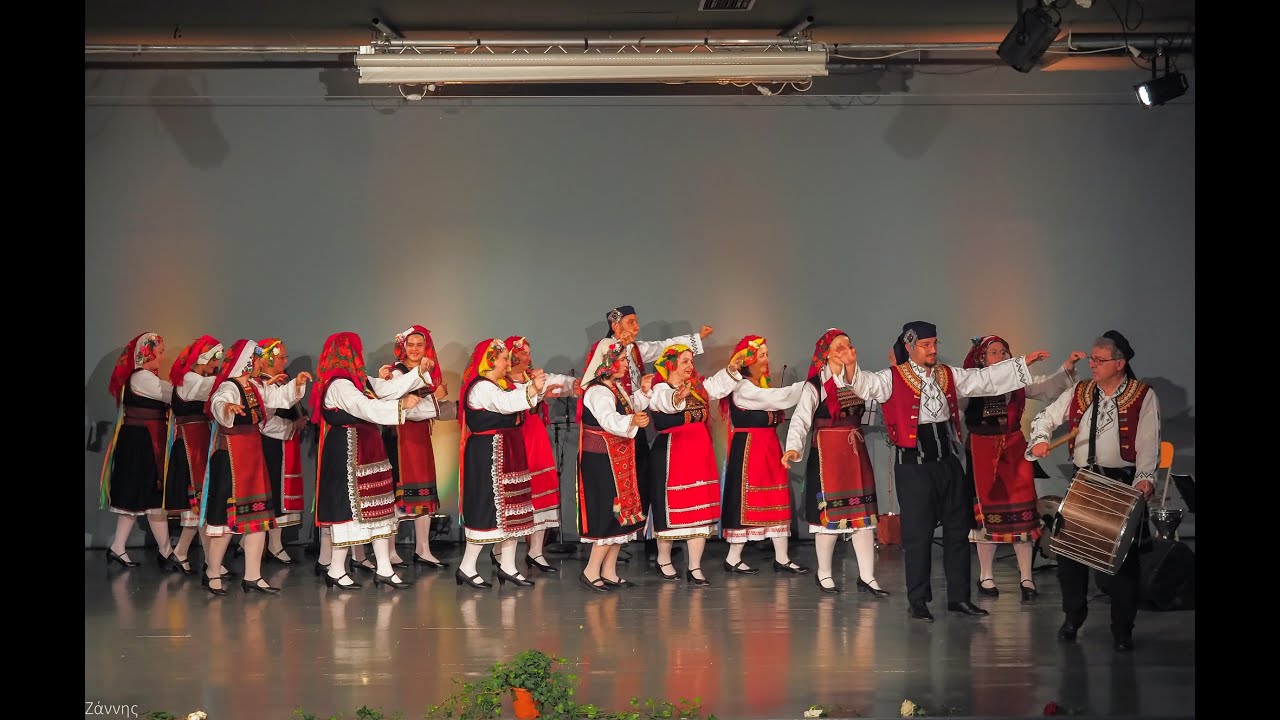Χοροί Θράκης μέρος 1ον -Μουσικοχορευτική παράσταση "Αμυγδαλάκι τσάκισα ...