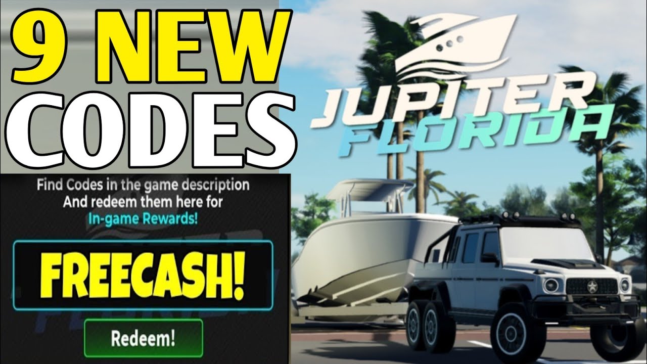 UPDATE⚡ JUPITER FLORIDA CODES IN AUGUST 2024 | ROBLOX CODES AUGUST 2024 ...