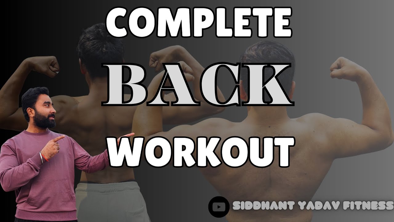 COMPLETE BACK WORKOUT FOR BEGINNERS & INTERMEDIATE | BEST BACK WORKOUT ...