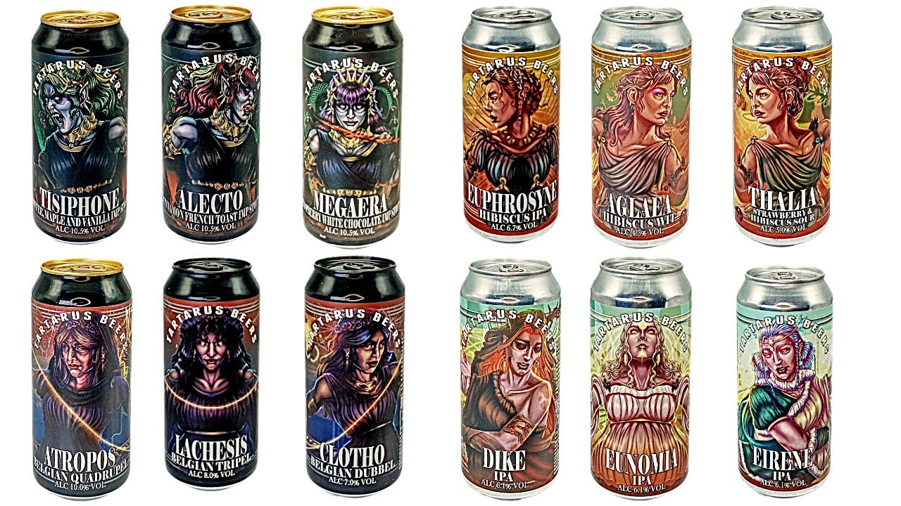 Unboxing - Tartarus Beers Goddess Series - YouTube