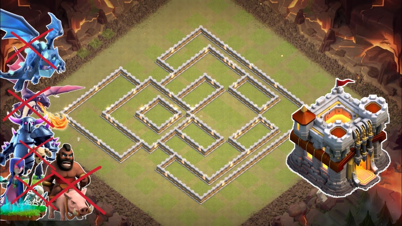 Base Th 11 Anti Electro Dragon | Base Th 11 Terkuat 2024 Copy Link ...