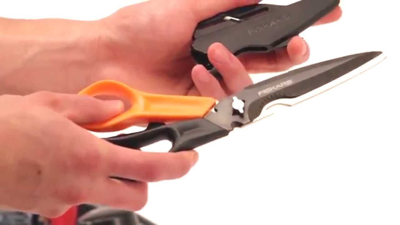 Fiskars Multi-Purpose Scissors - Bunzl Processor Division/Koch Supplies - YouTube
