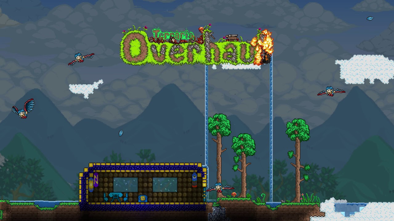 Terraria Overhaul Music - "Space Night" - Theme of the Sky Islands ...