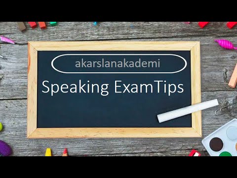 Speaking exam tips, konuşma sınavı ipuçları önerileri - YouTube