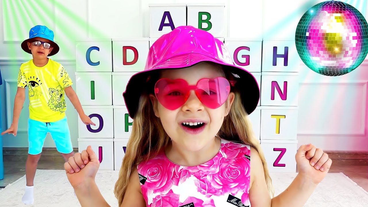 ABC Das englische Alphabet lernen mit Diana und Roma - YouTube