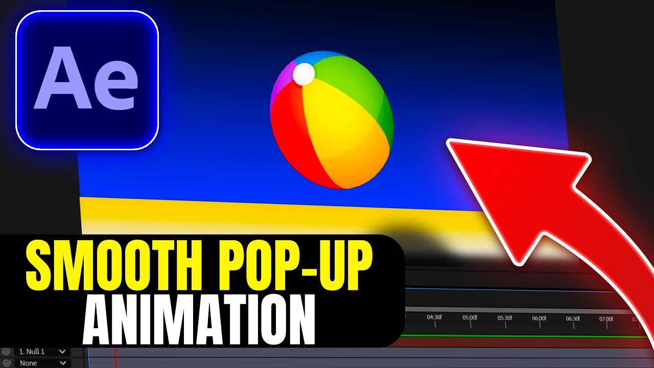 How to Create a Smooth Pop-Up Animation with Shadow in After Effects ...