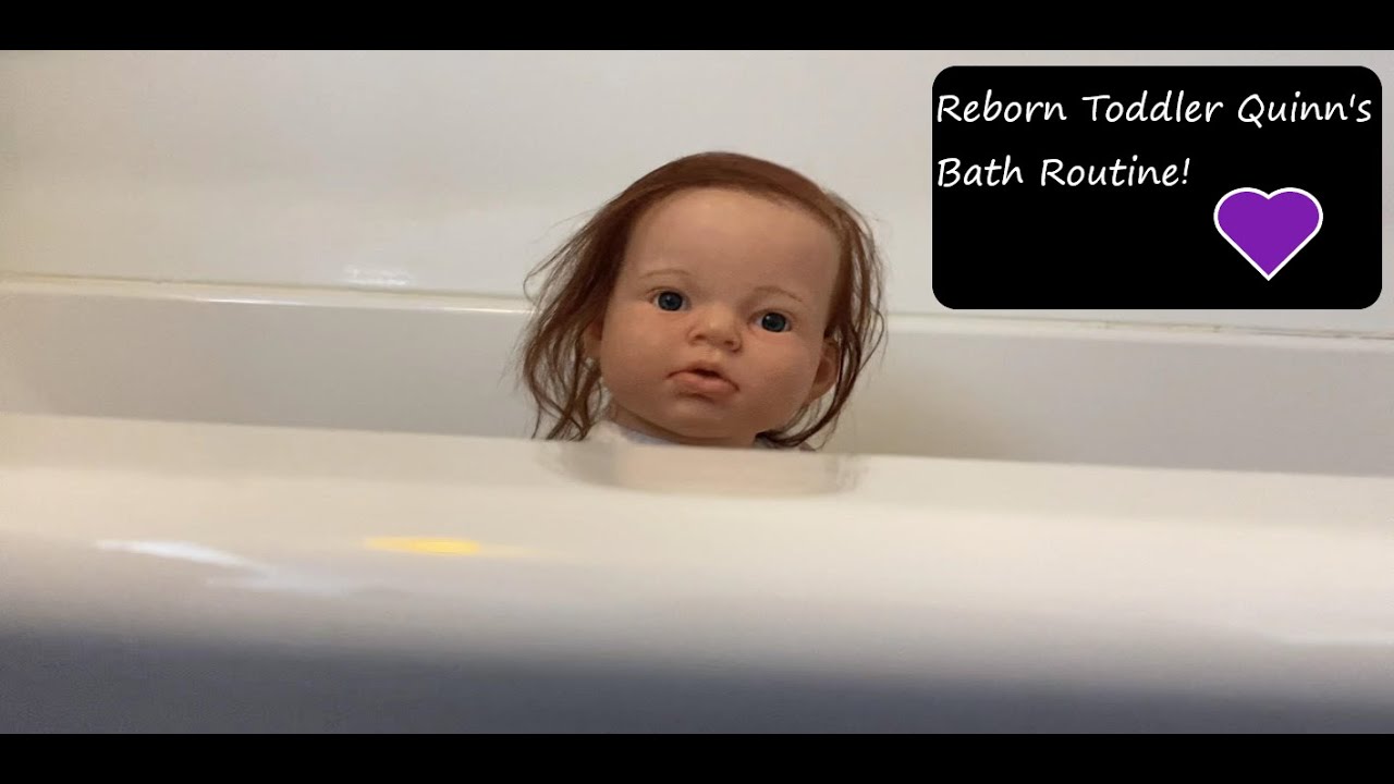 Reborn Toddler Quinn’s Bath Routine! 🛁🧼 - YouTube