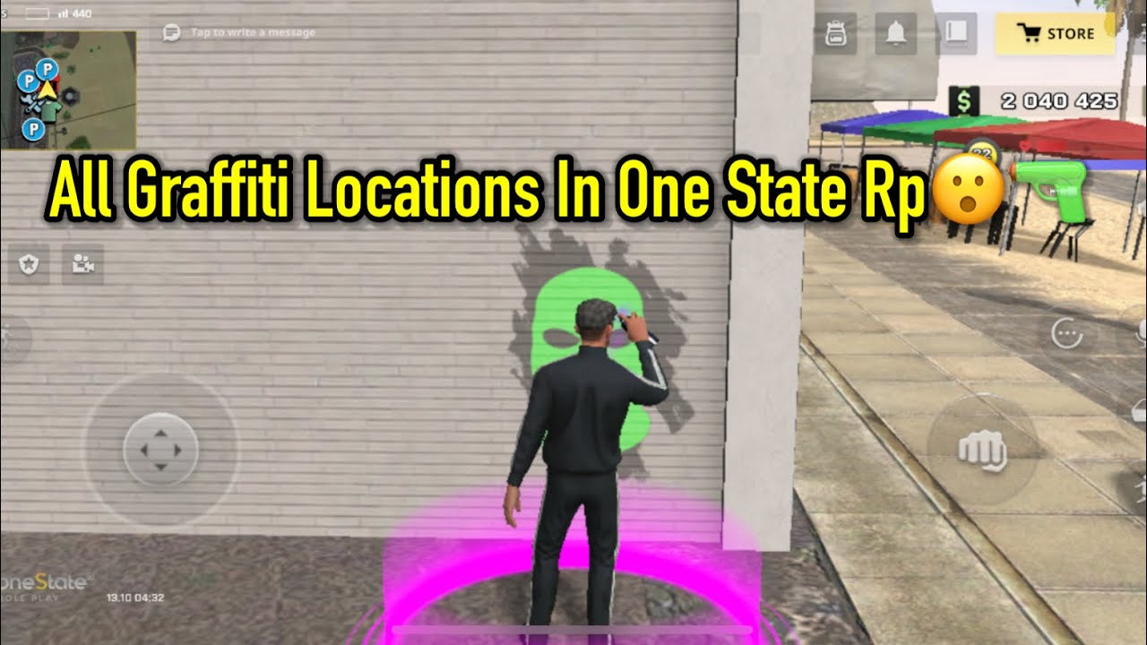 All Graffiti Locations In One State RP|| Gangs Activity In One State RP ...
