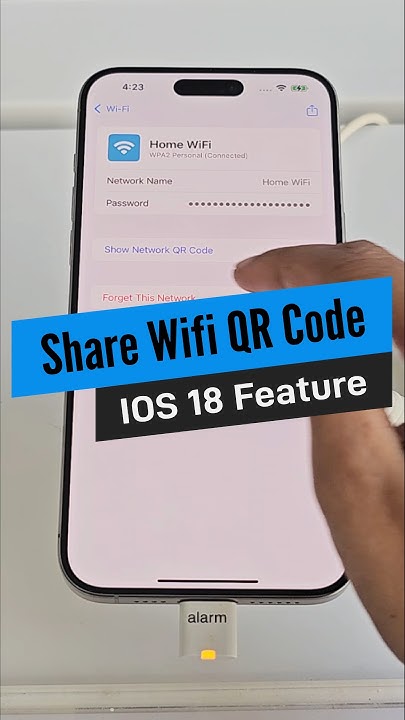 Iphone's can now share Wifi QR Code | IOS 18 Feature - YouTube