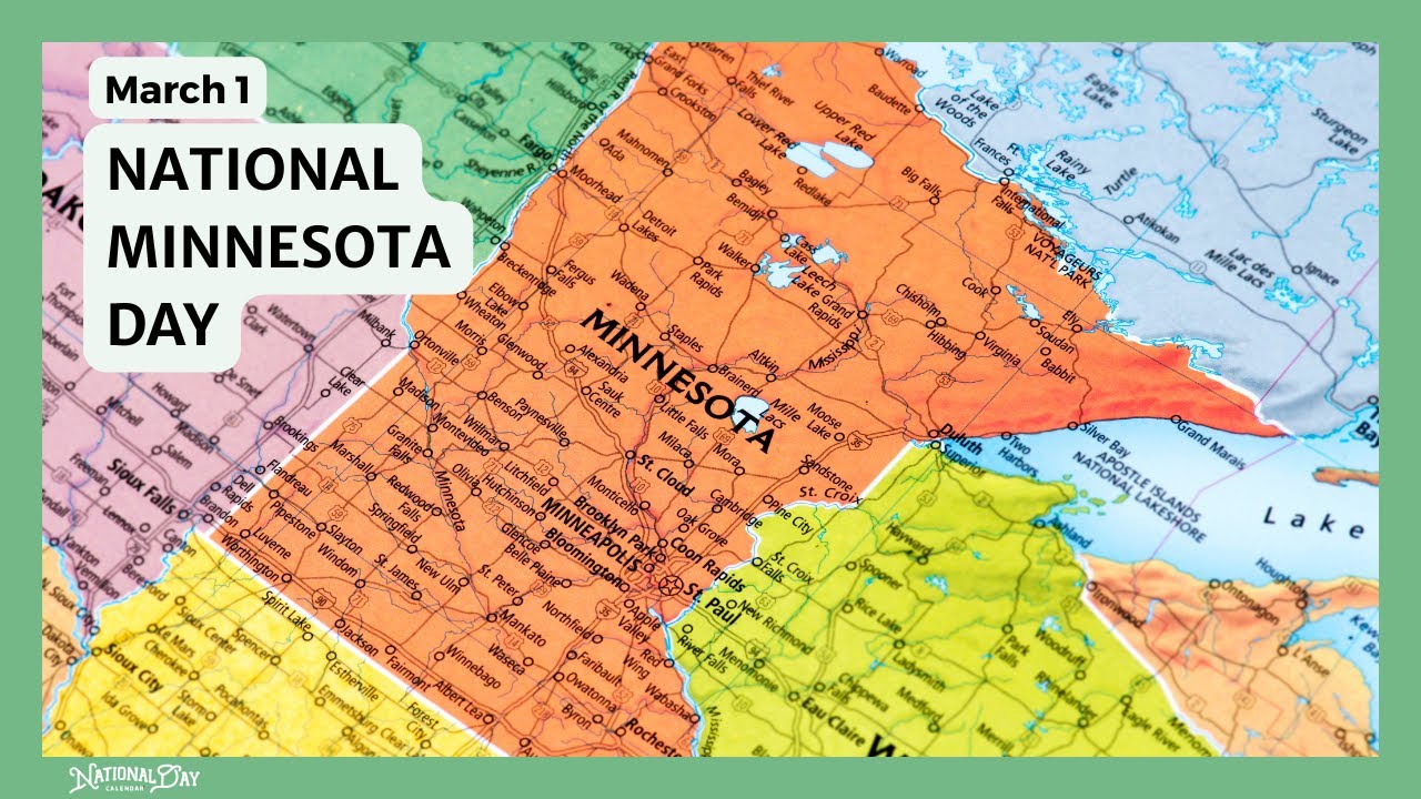 NATIONAL MINNESOTA DAY - March 1 - YouTube