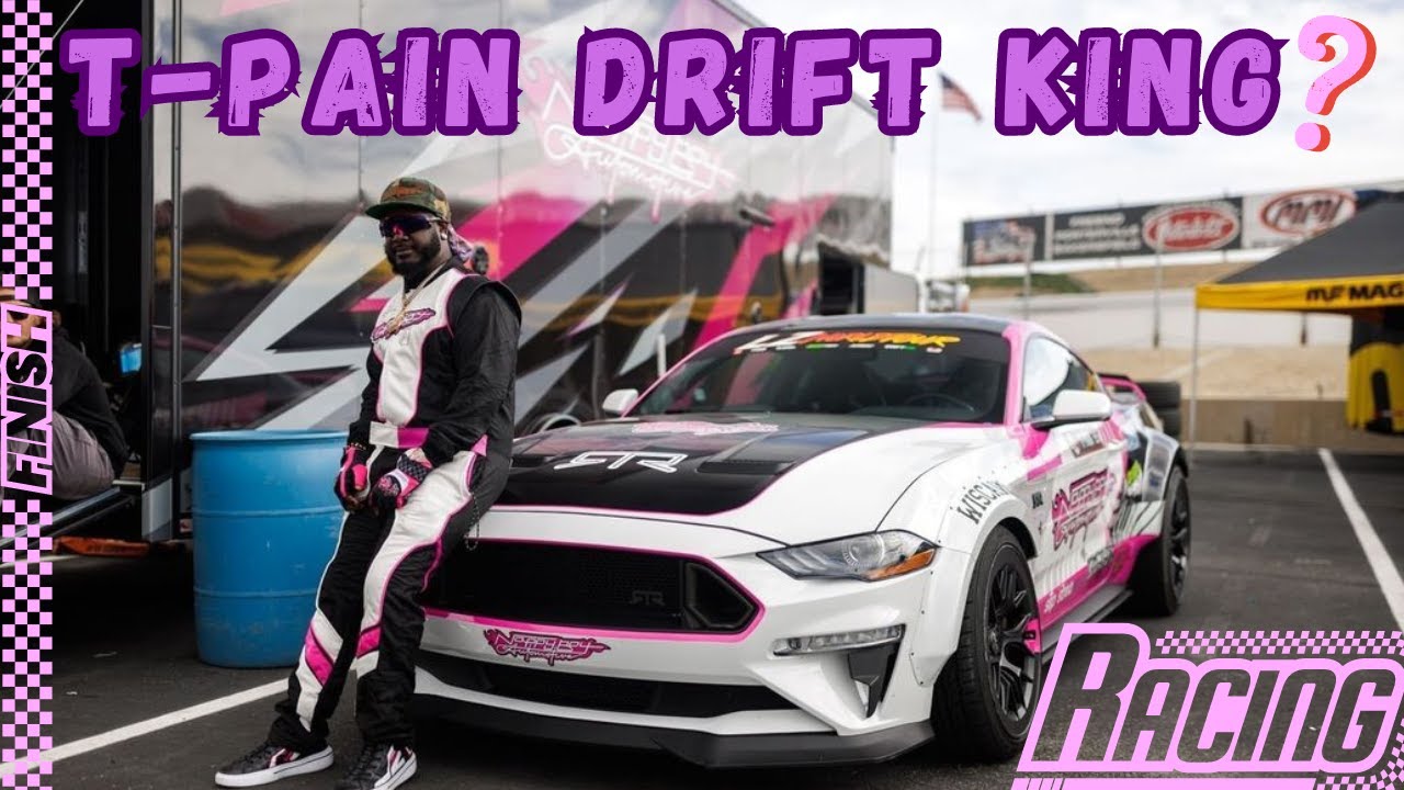 T-Pain Drifts the RTR Mustang! - YouTube