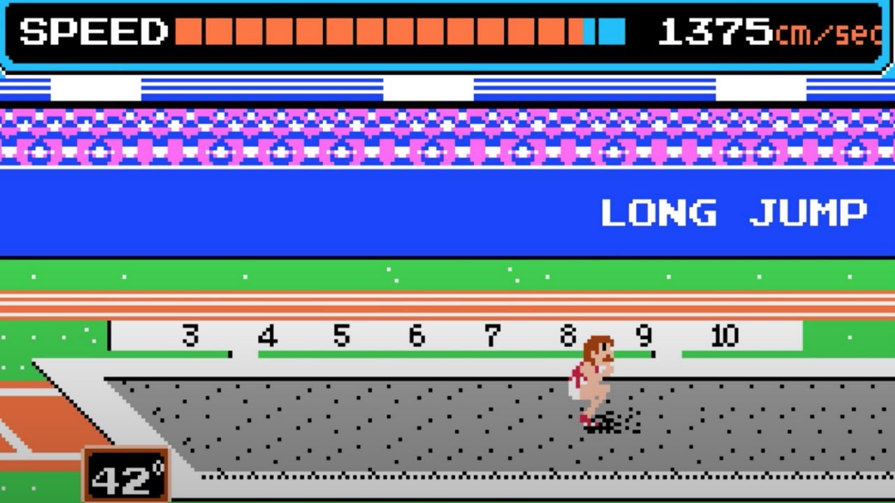 Track & Field (Konami Sports) - NES Gameplay - YouTube