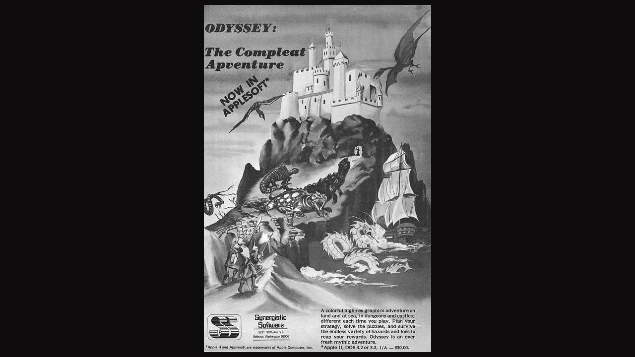 Odyssey: The Compleat Apventure (Apple II.USA.1980..Dev. Robert Clardy ...