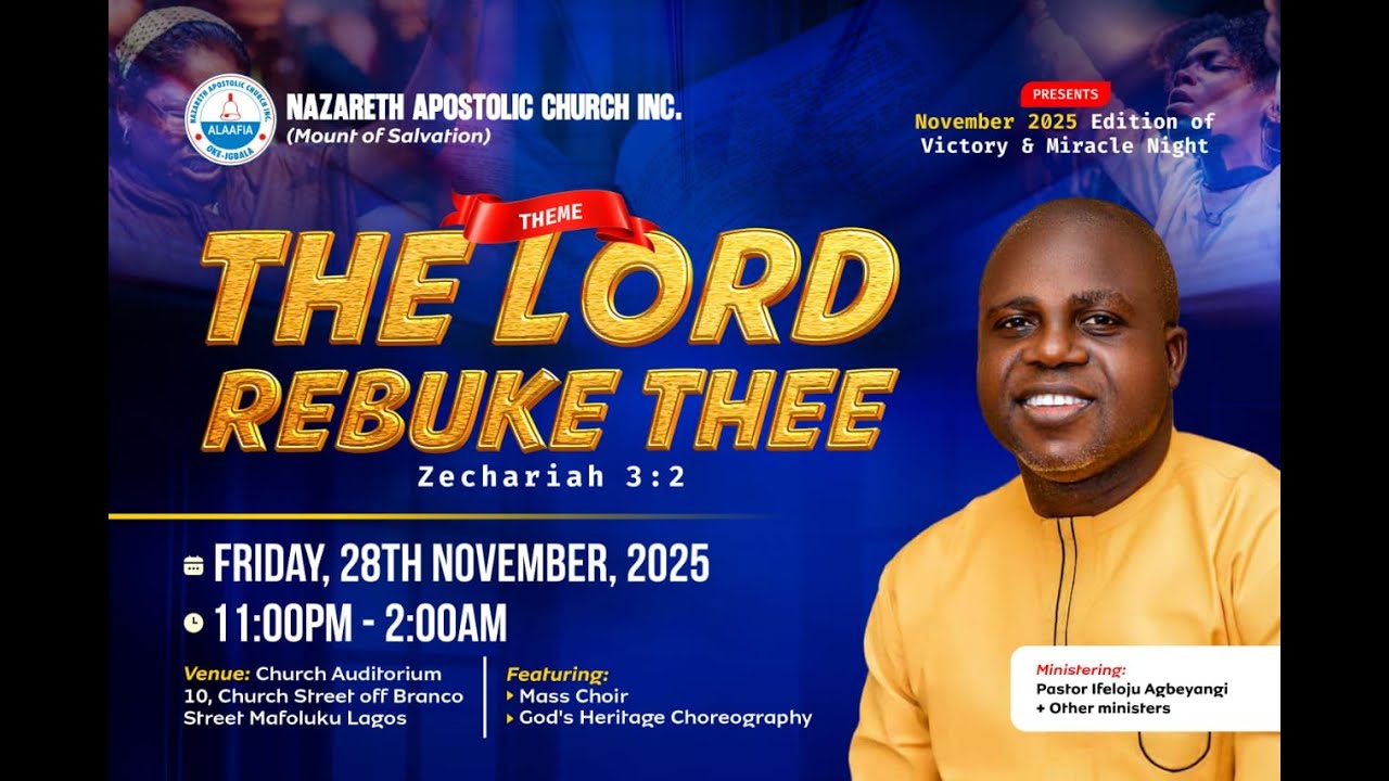 THE LORD REBUKE THEE \\ ZEC 3:2 \\ PST IFELOJU AGBEYANGI - YouTube