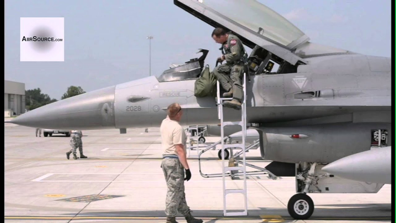 F-16 Aircraft - 138th Fighter Wing Daily Flightline Operations - YouTube