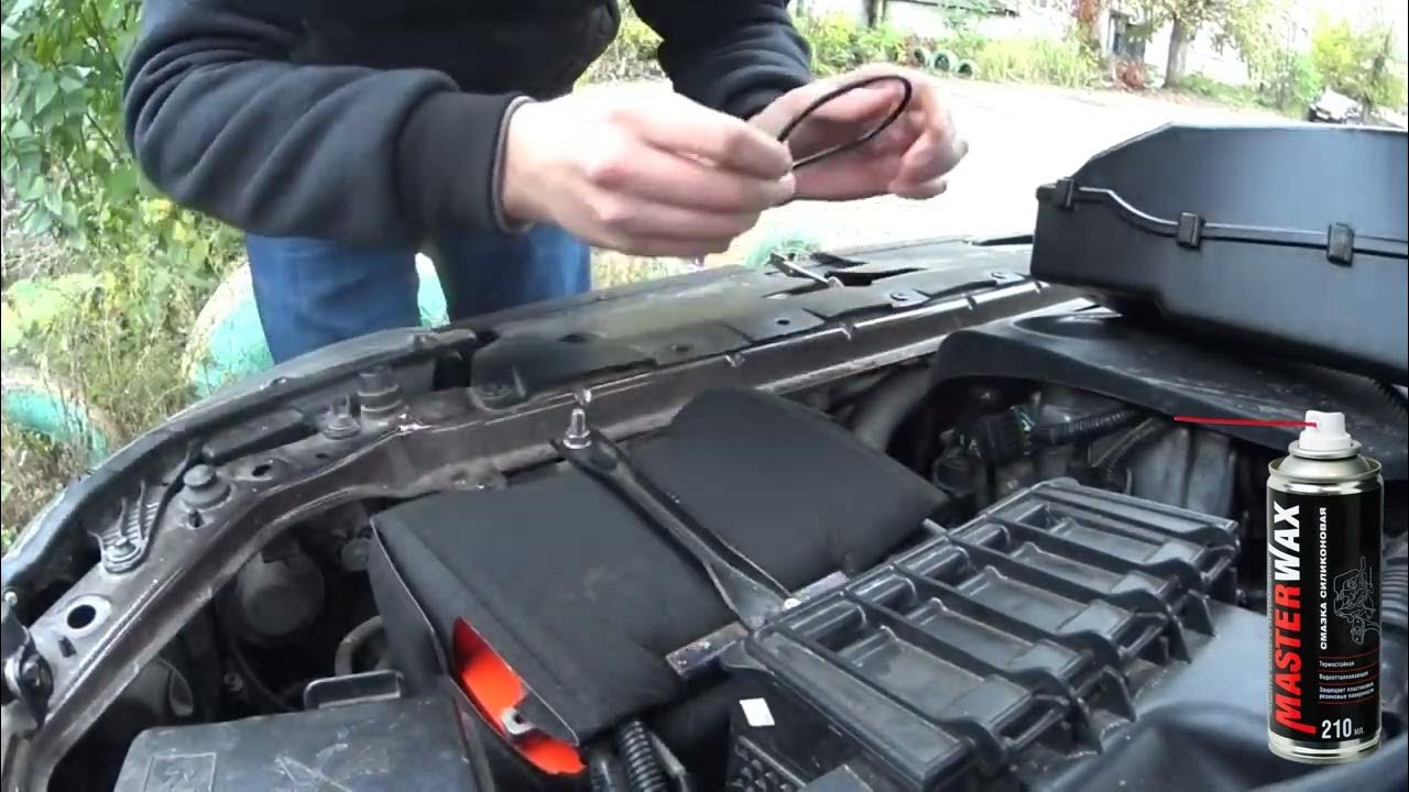 Силиконовая смазка для пластиковых деталей авто. Отзыв - YouTube