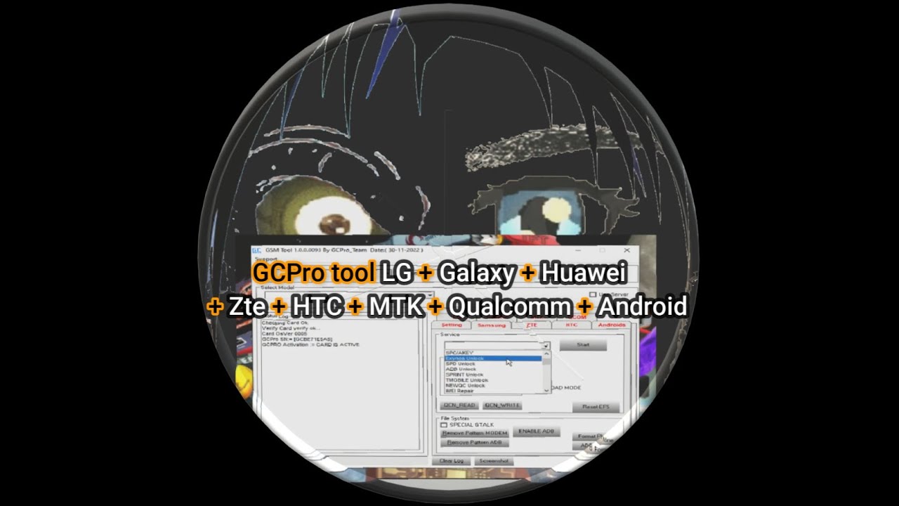 GCPro tool LG + Galaxy + Huawei + Zte + HTC + MTK + Qualcomm + Android - YouTube