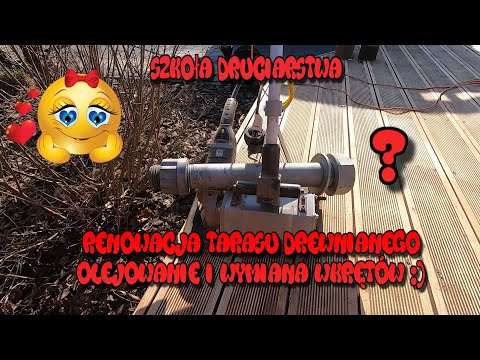 Szkoła Druciarstwa Renowacja Tarasu Drewnianego Olejowanie i Wymiana Wkrętów Cyklinowanie Wazzup :)