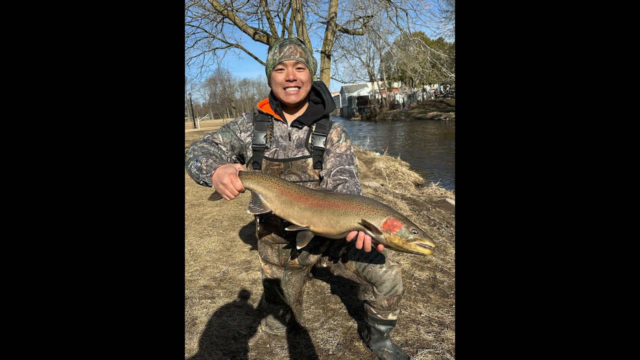 Spring STEELHEAD Fishing!!! (LAKE MICHIGAN TRIBUTARIES) How lucky was I ...