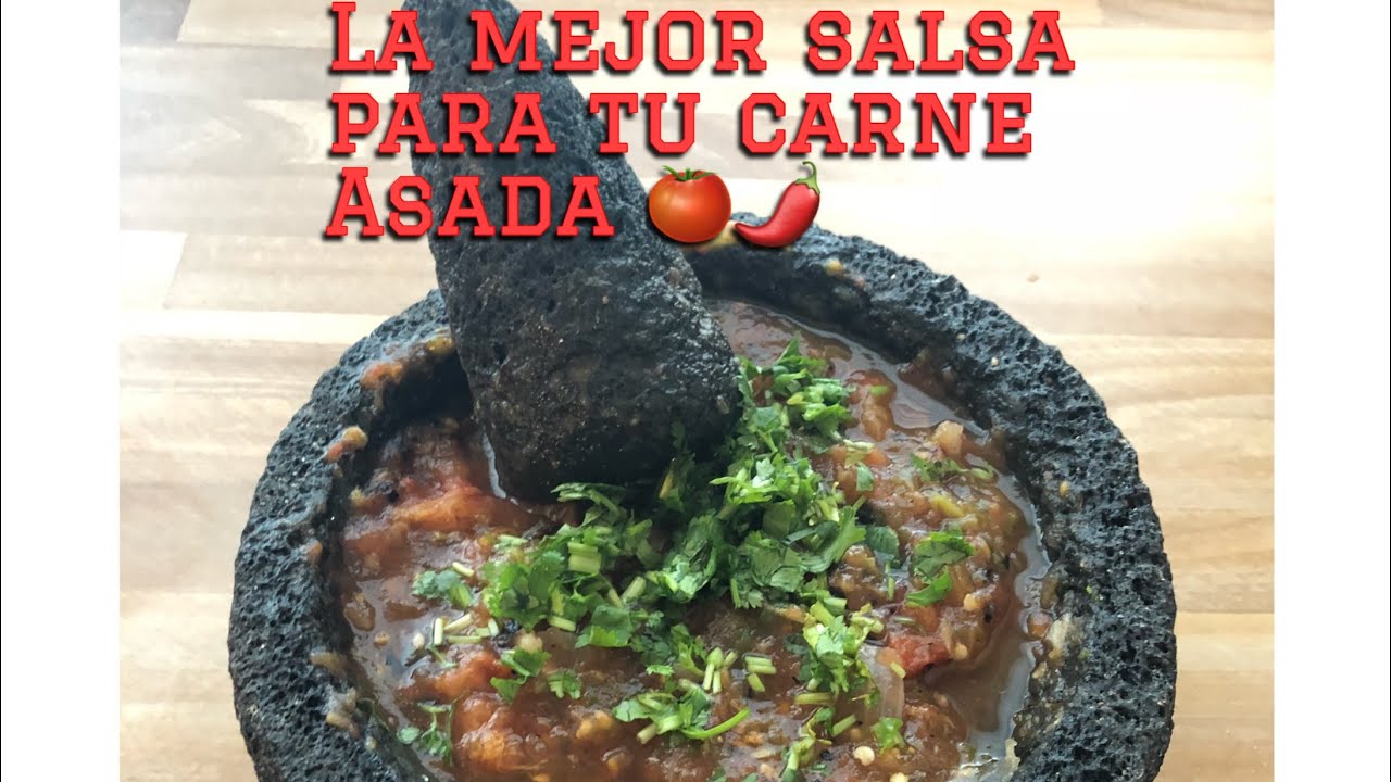 š
la Mejor Salsa Para AcompaƱar Tu Carne Asadaš¶ Youtube