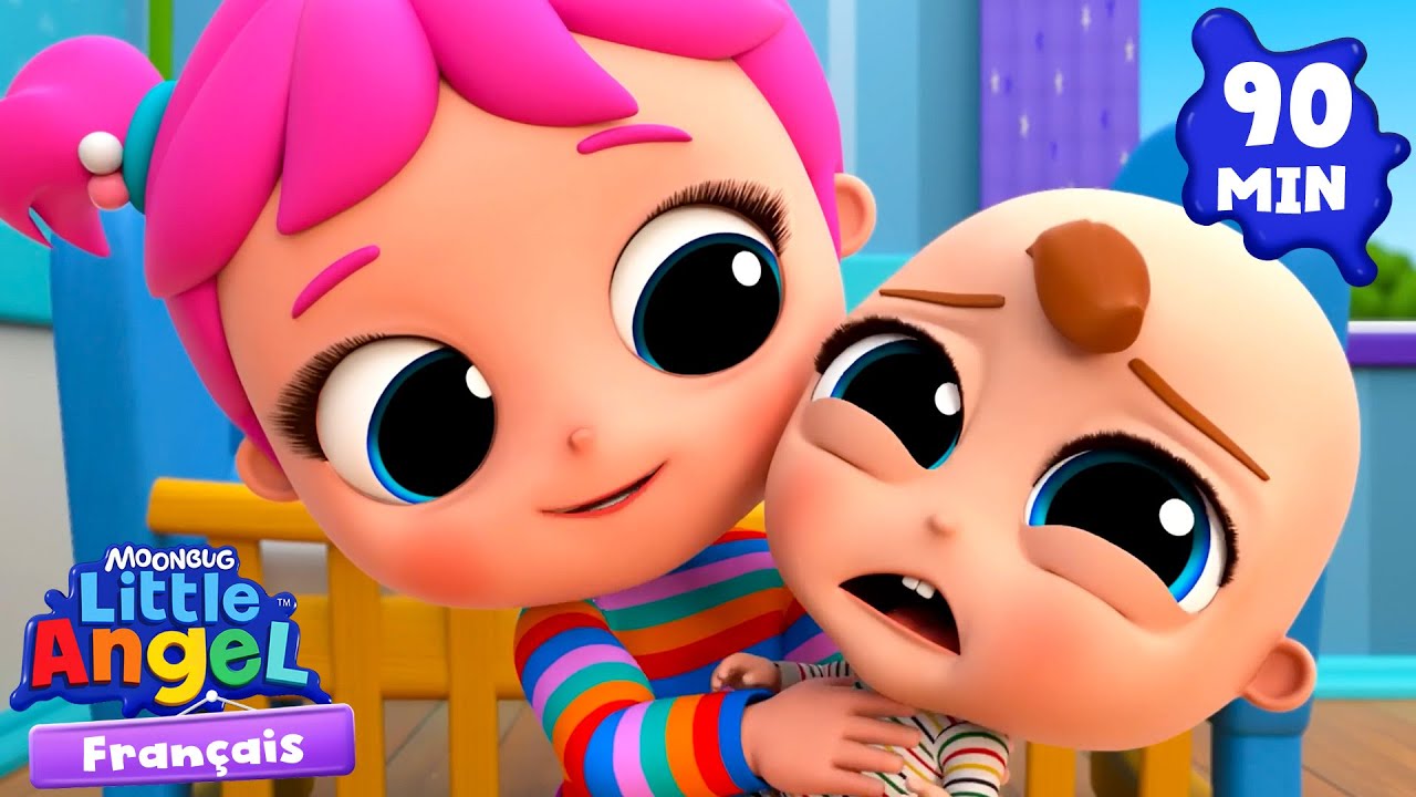 Grande soeur baby-sitter | Comptines avec Bébé Louis | Little Angel ...