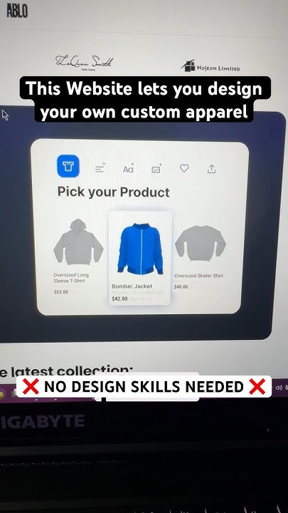 This WEBSITE lets you design your own CUSTOM Apparel 😮 | NO DESIGN SKILLS NEEDED #shorts - YouTube