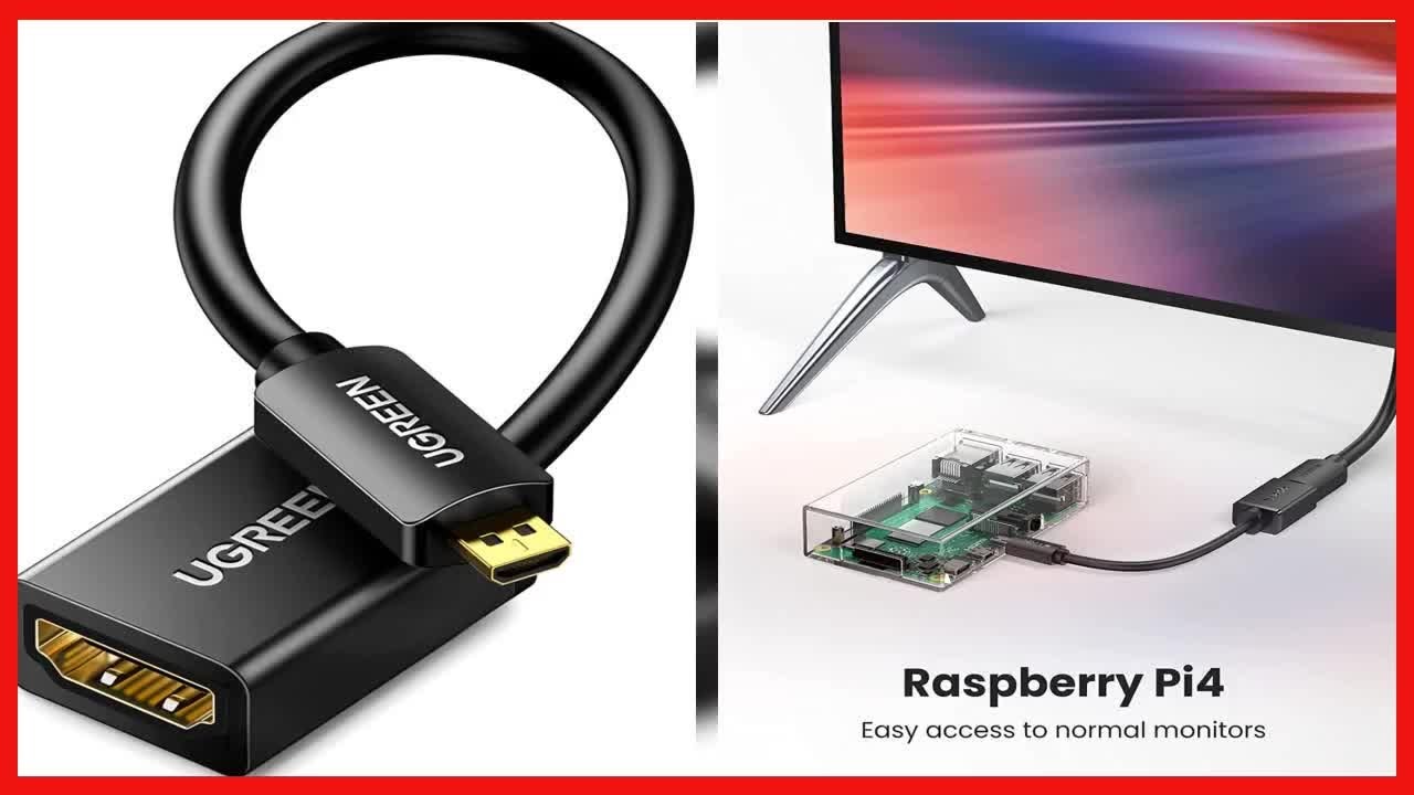 UGREEN 4K Micro HDMI to HDMI Adapter Male to Female Cable HDMI 2 0 4K ...