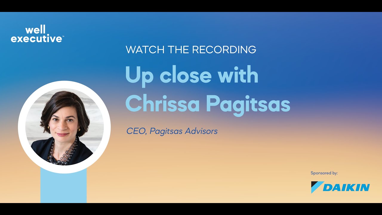 WELL Executive: Up close with Chrissa Pagitsas - YouTube
