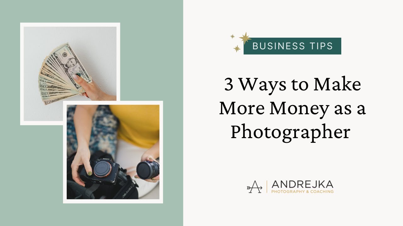 3 Ways to Make More Money as a Photographer (Without More Shoots) - YouTube