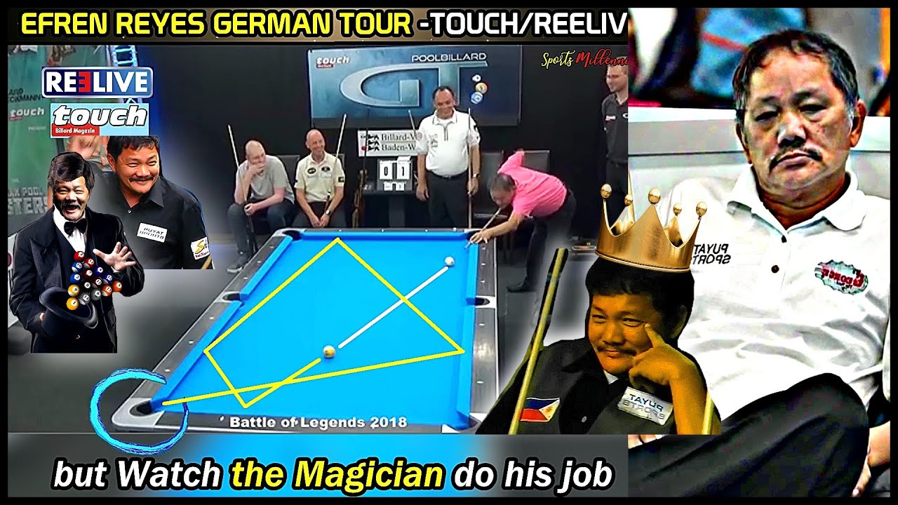 EFREN REYES SHOCK THE GERMANS - YouTube