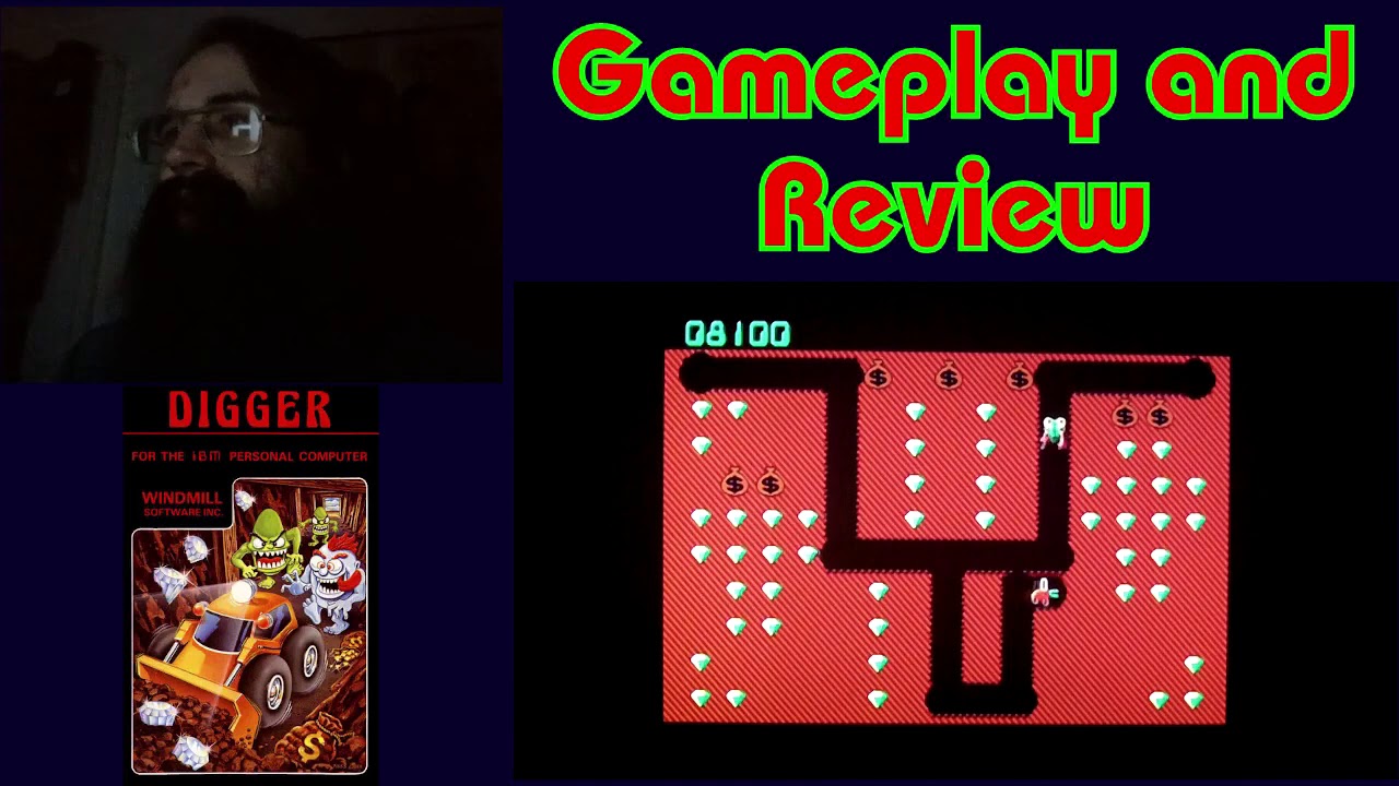 Digger (Computer Game) - TVGC Gameplay and Review (Aubrey Scott's ...