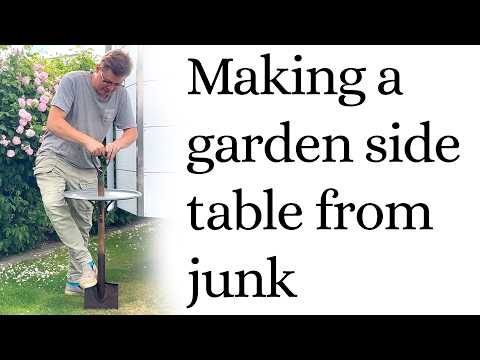 How I turned a rusty spade into a useful side table... a Spable?