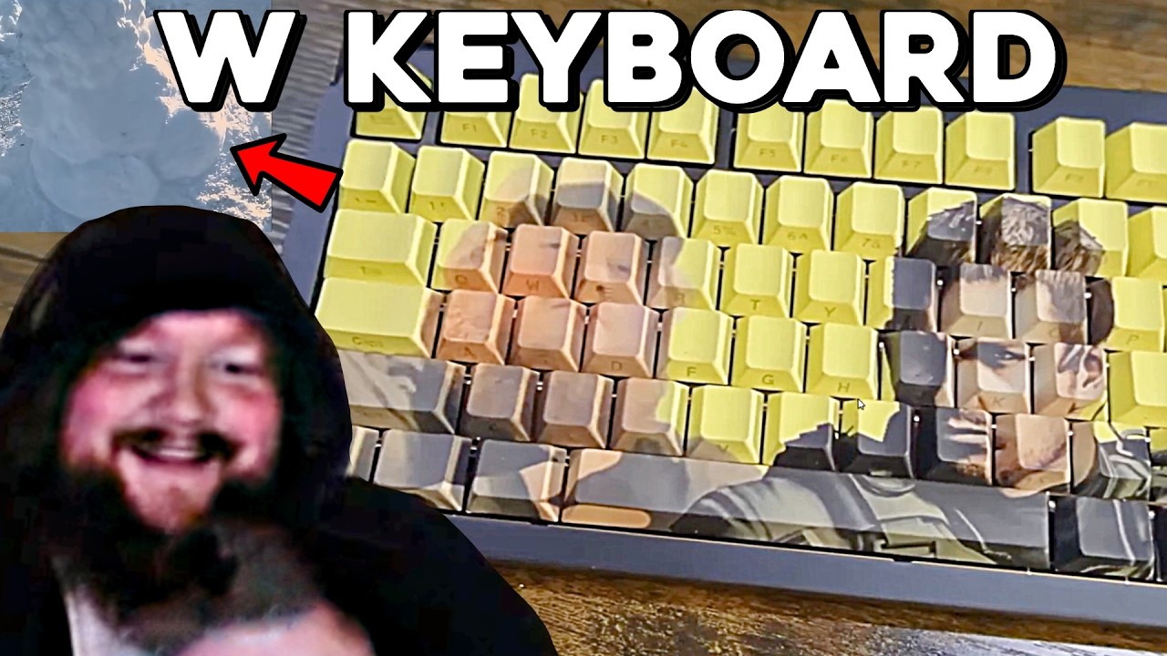 CaseOh Reacts To Jaxight Building Him A Chris Redfield Keyboard And A ...