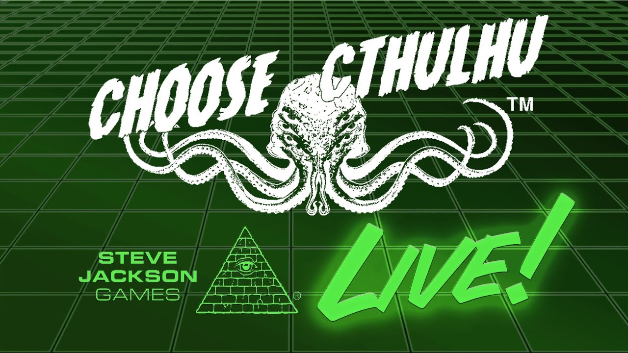SJGames Live - Choose Cthulhu reading! - YouTube
