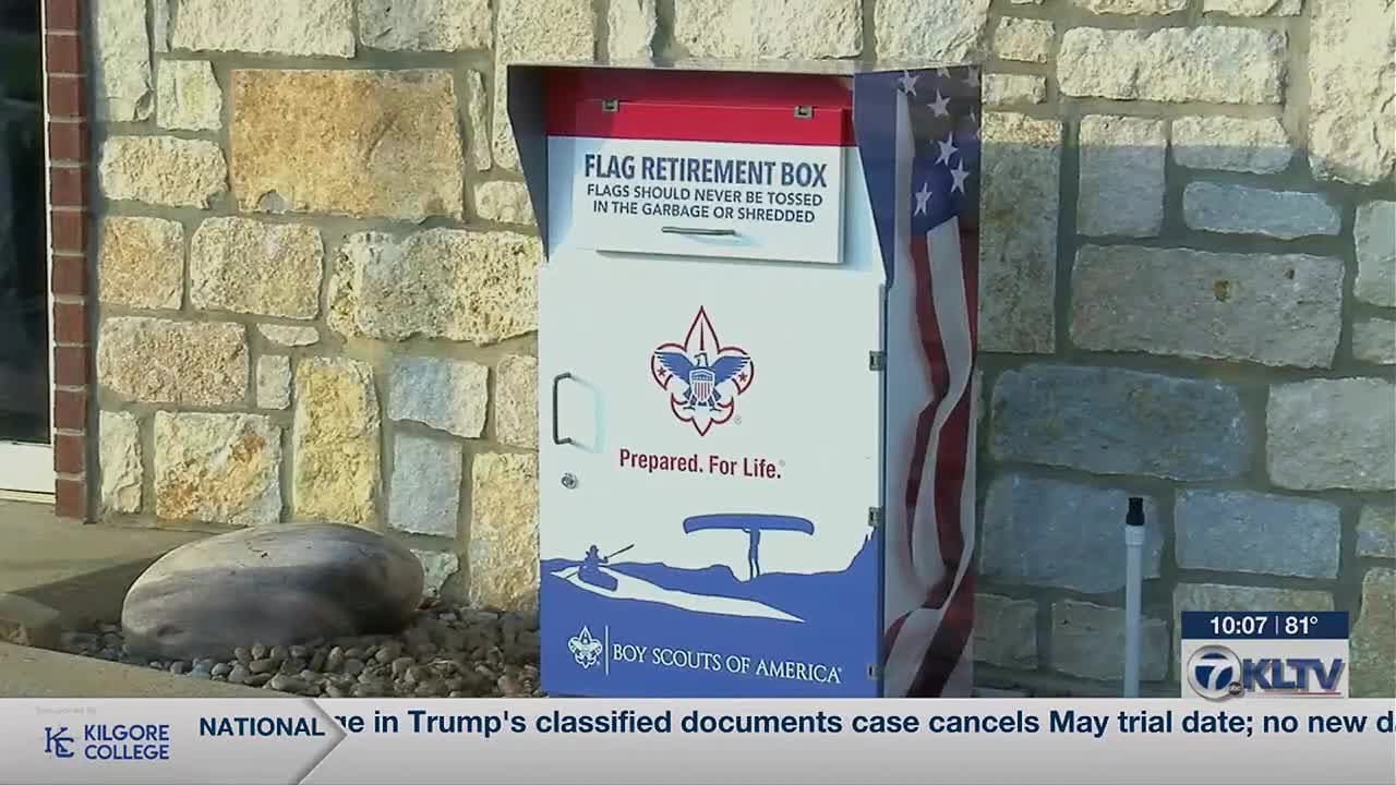 East Texas Boy Scout gives back to community through flag retirement ...