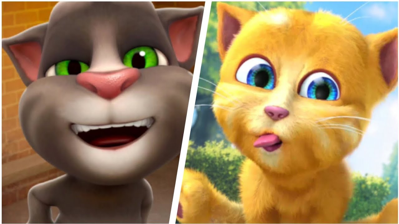 Talking Tom Ginger Tom Funny π€ͺπ€ͺπ€£π€£ Singer Tom Youtube