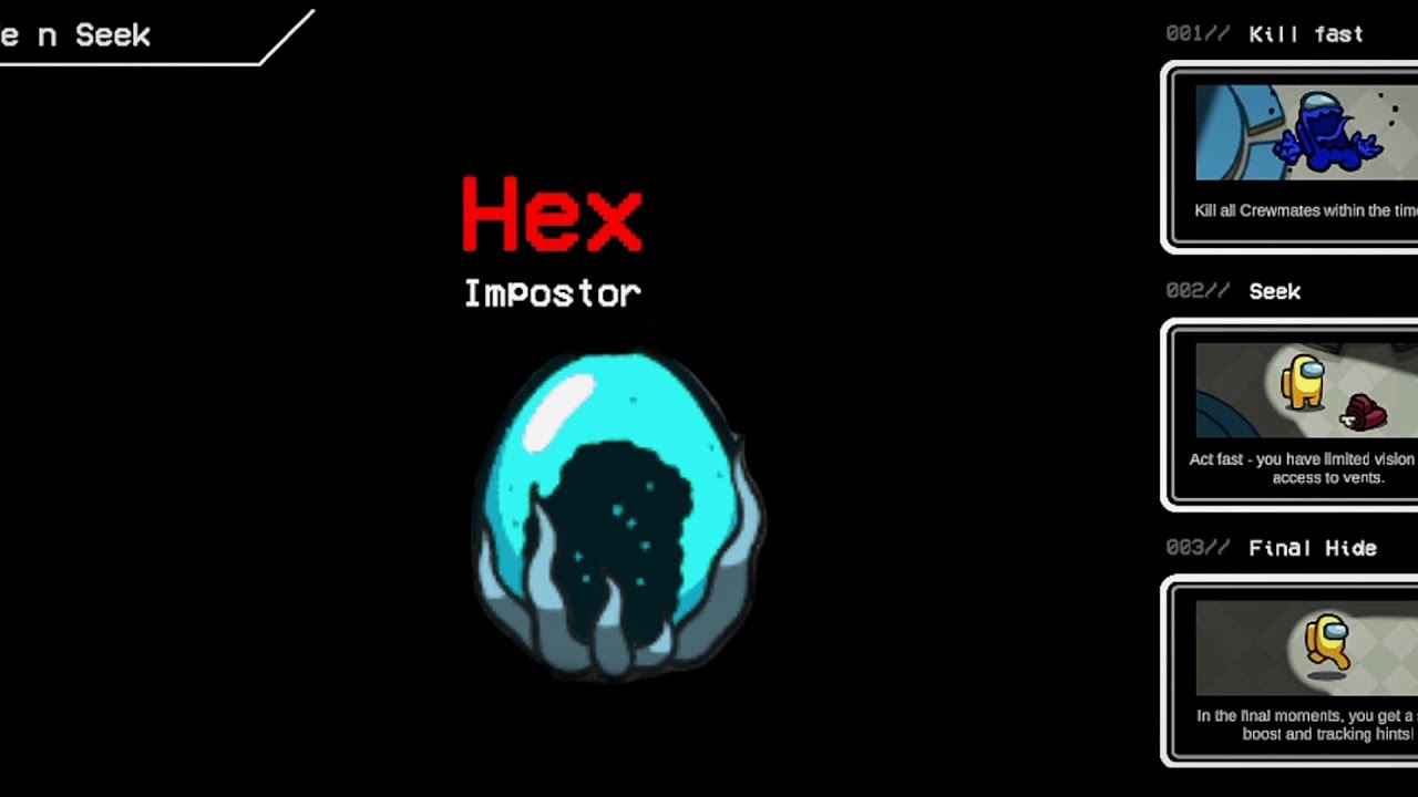 Among Us Hide N Seek Full Gameplay by Hex - YouTube