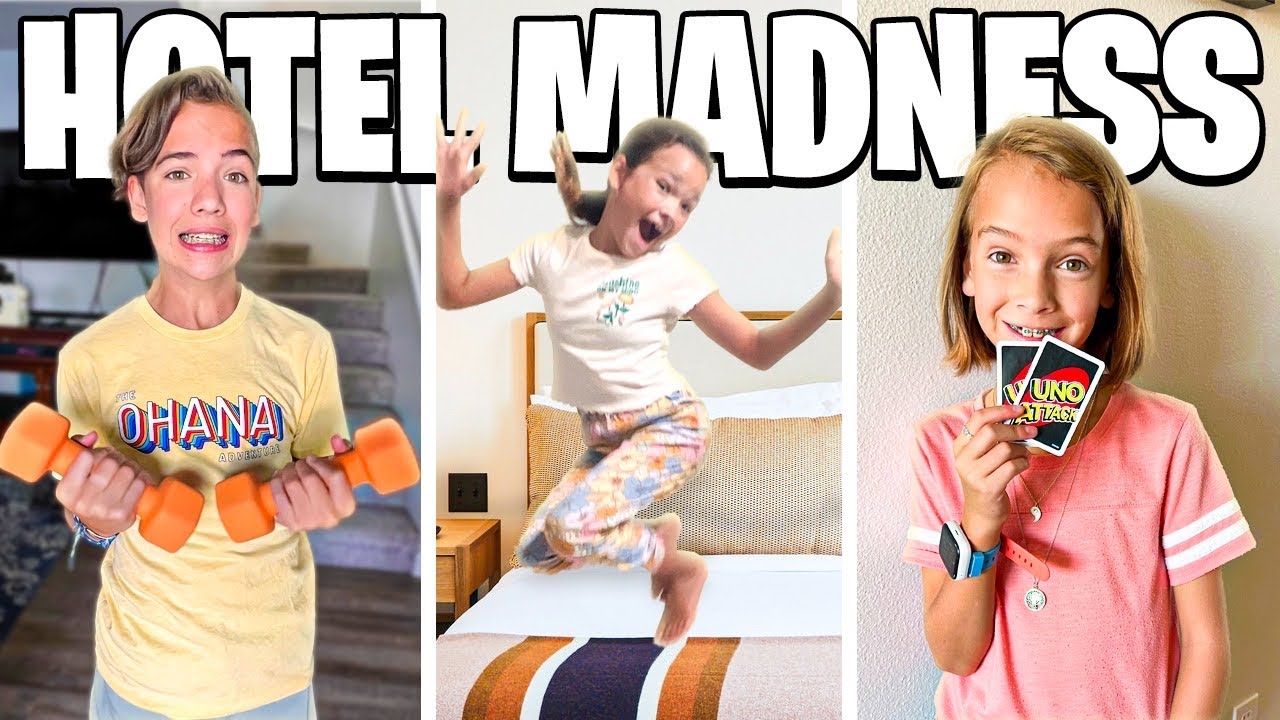 BIGGEST SLEEPOVER in another COUNTRY! 18 cousins in 11 hotel rooms ...