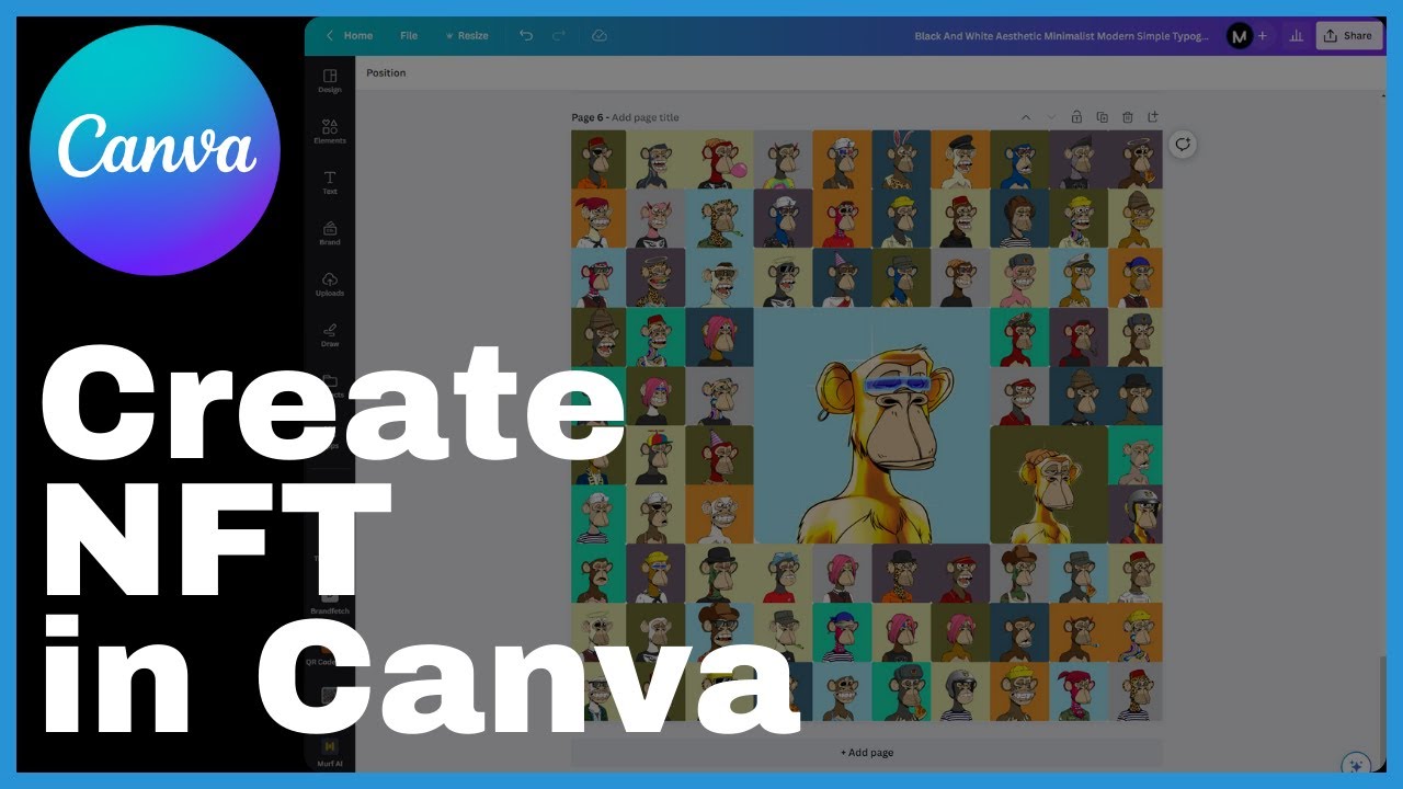 How To Create NFT In Canva - YouTube