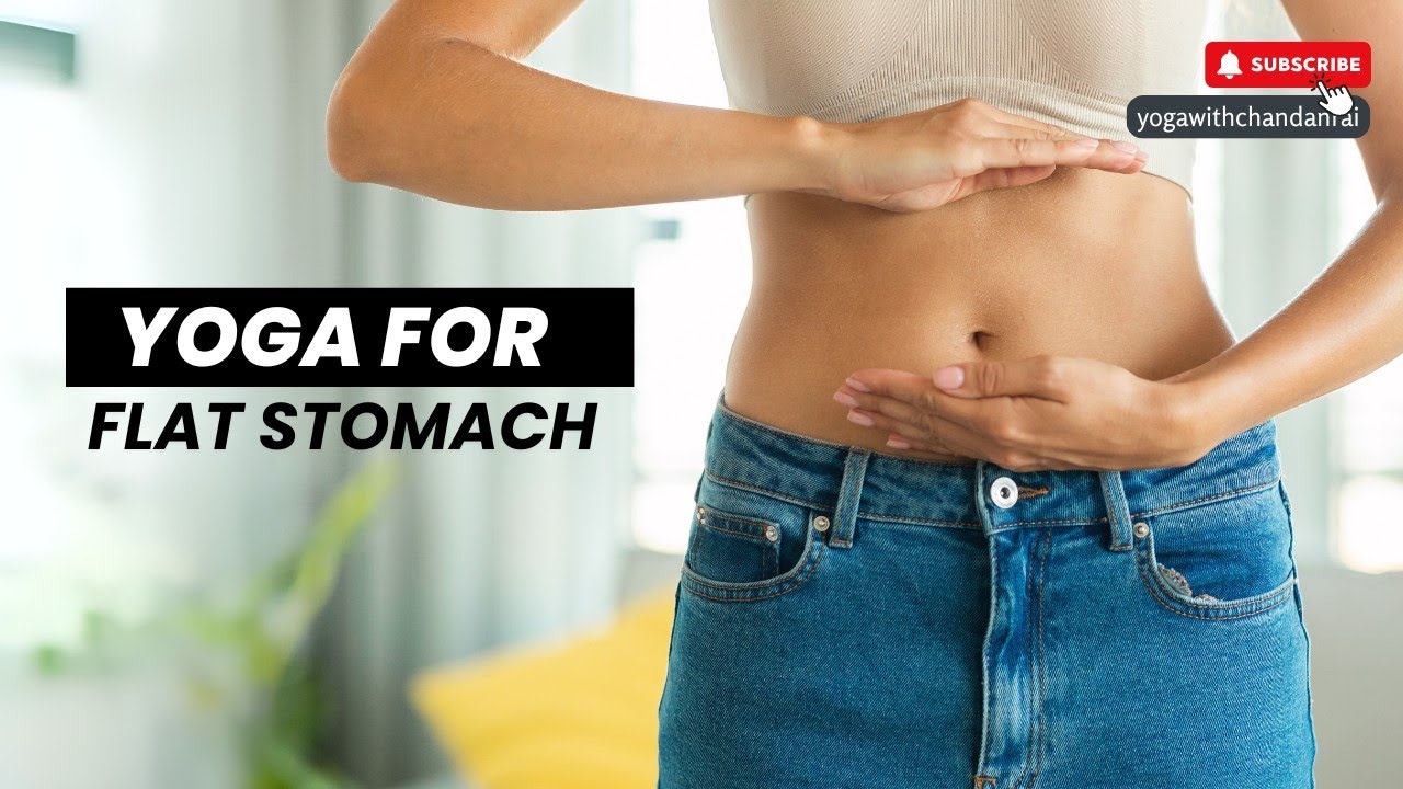 YOGA FOR FLAT STOMACH | YOGA ASANA TO REDUCE BELLY FAT - YouTube