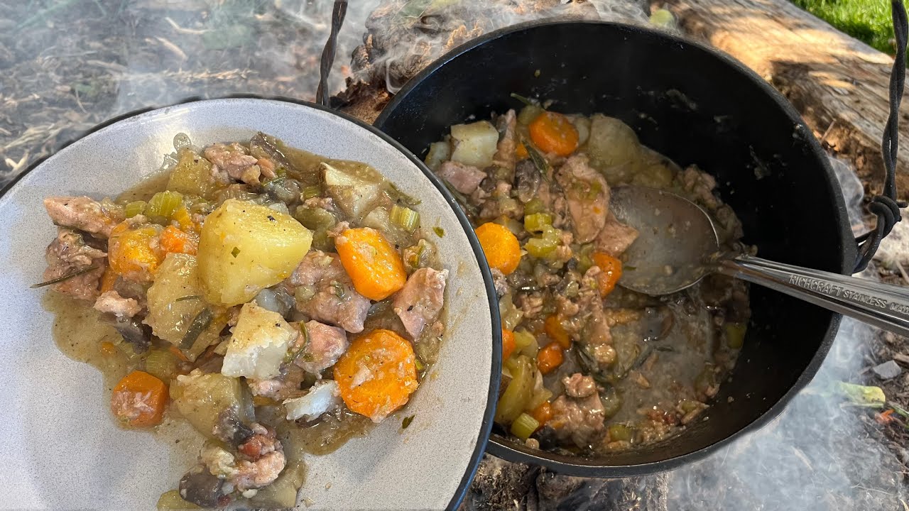 Cooking With Buffalo Poop - Pheasant Stew - YouTube